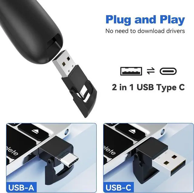 4 Units Presentation Clicker with 4 Cases Wireless Presenter Remote ...