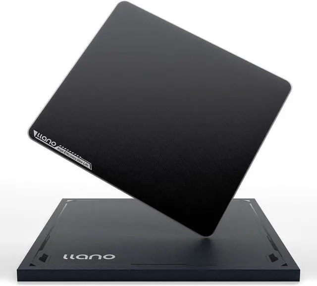 llano MP001 Tempered Glass Gaming Mousepad for FPS Gamers Esport, 17 ...