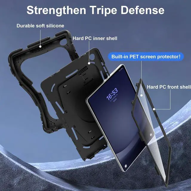 Case for Galaxy Tab A9+ / A9 Plus 11'' (SM-X210/X216/X218), with Screen ...