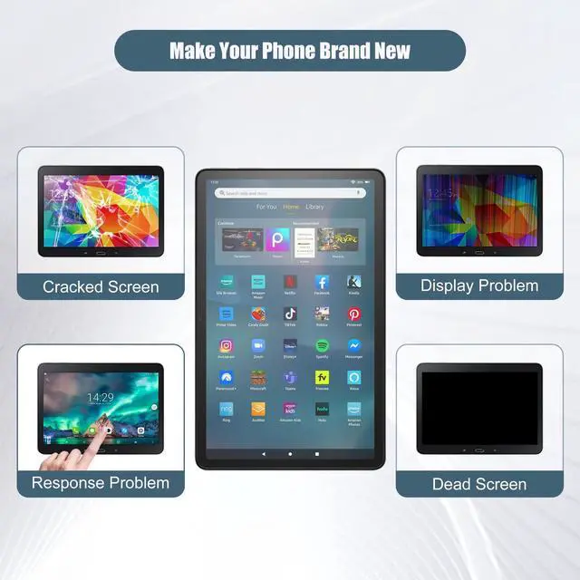 E-yiiviil LCD Display Touch Screen Digitizer Assembly Repair ...