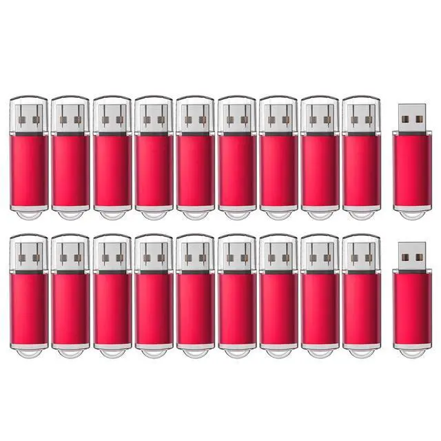 RAOYI 20PCS 1GB USB Flash Drive USB 2.0 Memory Stick Bulk Thumb Drive ...