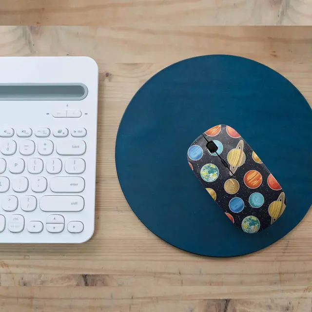 sanacci 2.4GHz USB Wireless Mouse, Wth Solar System Pattern, Ergonomic ...