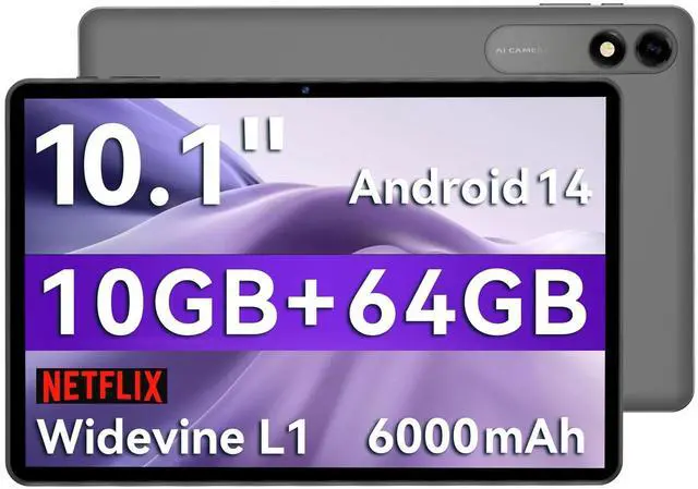 Android 14 Tablet,10 inch Tablets, Octa Core CPU, 10GB+64GB+512GB ...