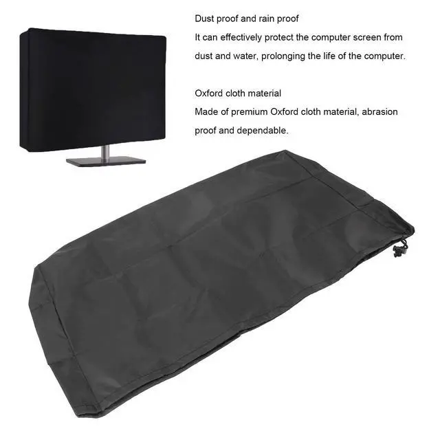 Monitor Dust Cover 32-34 inch, Waterproof Oxford Cloth Anti-Dust Sleeve ...