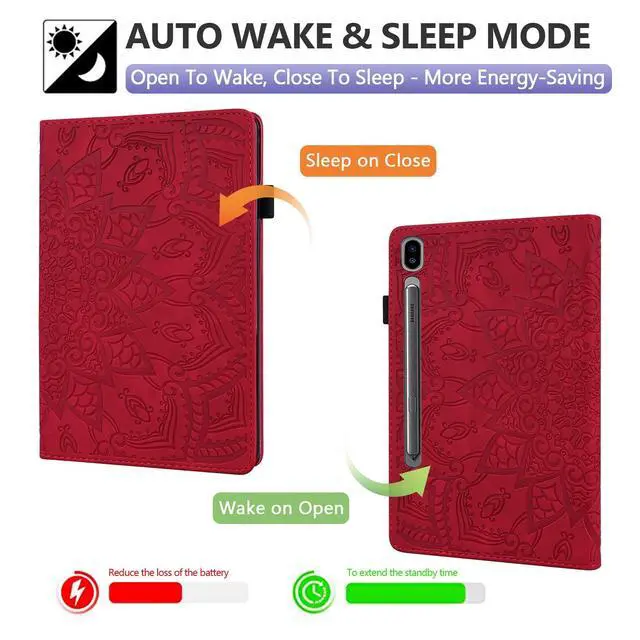 Dteck Galaxy Tab S10+ 2024/S9 Plus 2023 Case, Galaxy Tab S8+/S7+/S7 FE ...