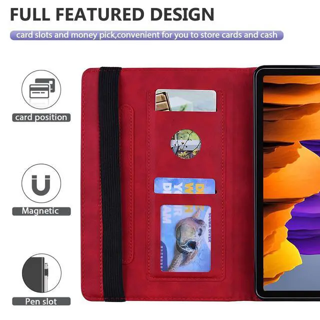 Dteck Galaxy Tab S10+ 2024/S9 Plus 2023 Case, Galaxy Tab S8+/S7+/S7 FE ...