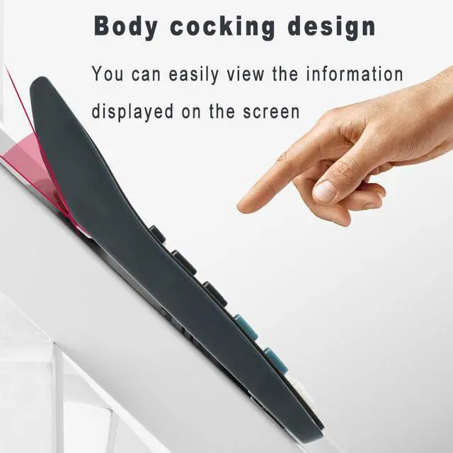 Deli Desktop Calculator 12 Digit Large LCD Display and Sensitive Button ...