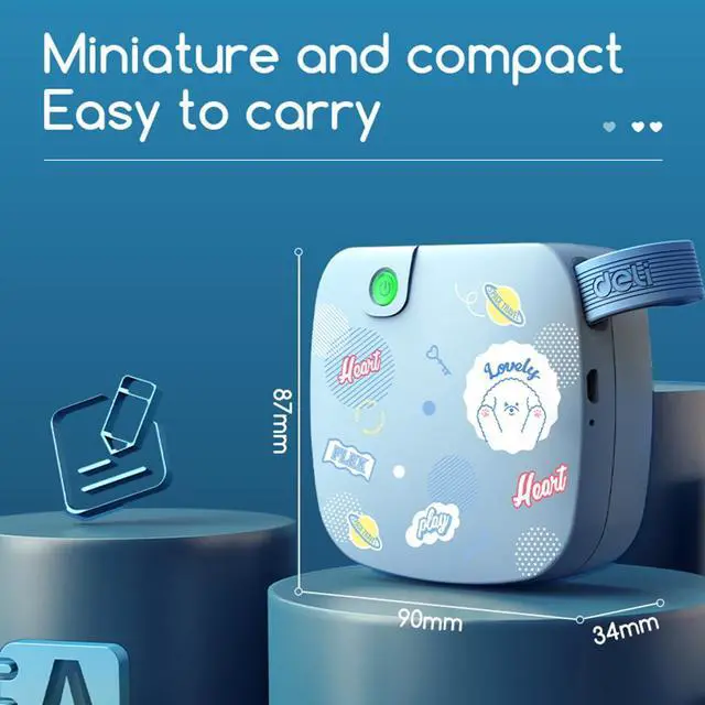 Deli Label Maker Machine with Tape Barcode Label Printer Bluetooth ...