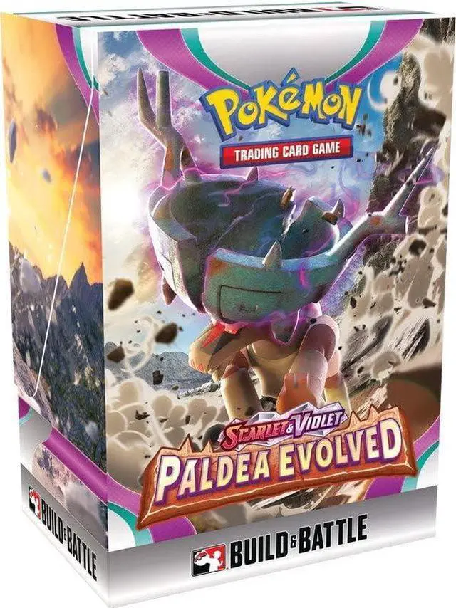 Pokemon TCG: Scarlet & Violet Paldea Evolved Build & Battle Box ...