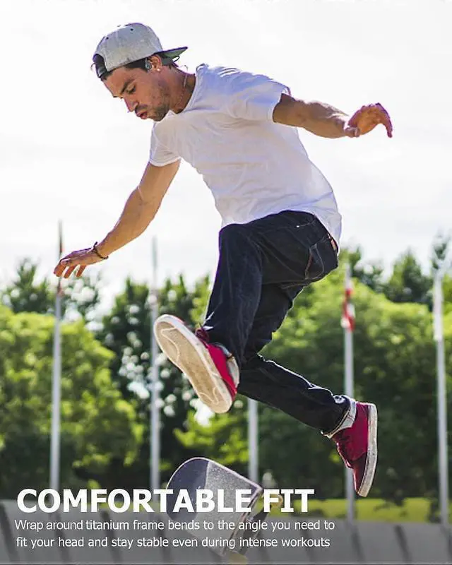 Monodeal Bone Conduction Headphones Wireless, Open Ear Sport Headset ...