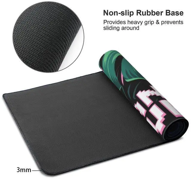 Pixel Plant Power Large Mouse Pad, Cool Gaming Desk Mat, XXL Keyboard ...