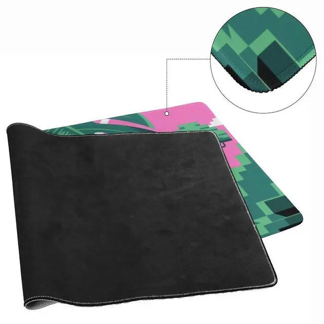 Pixel Plant Power Large Mouse Pad, Cool Gaming Desk Mat, XXL Keyboard ...