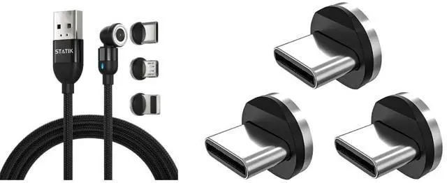 Statik 360 Magnetic Phone Charger 1st Gen & Magnetic Connectors ...