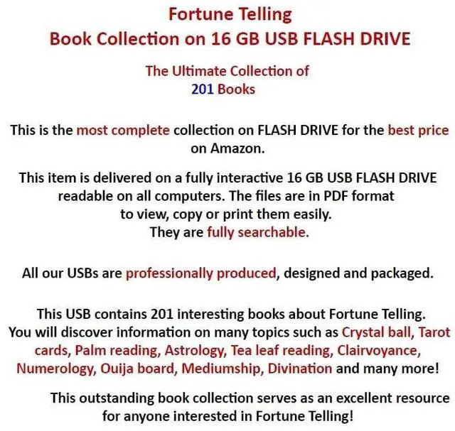 Generic 201 Books - Fortune Telling - Astrology Clairvoyance Numerology ...