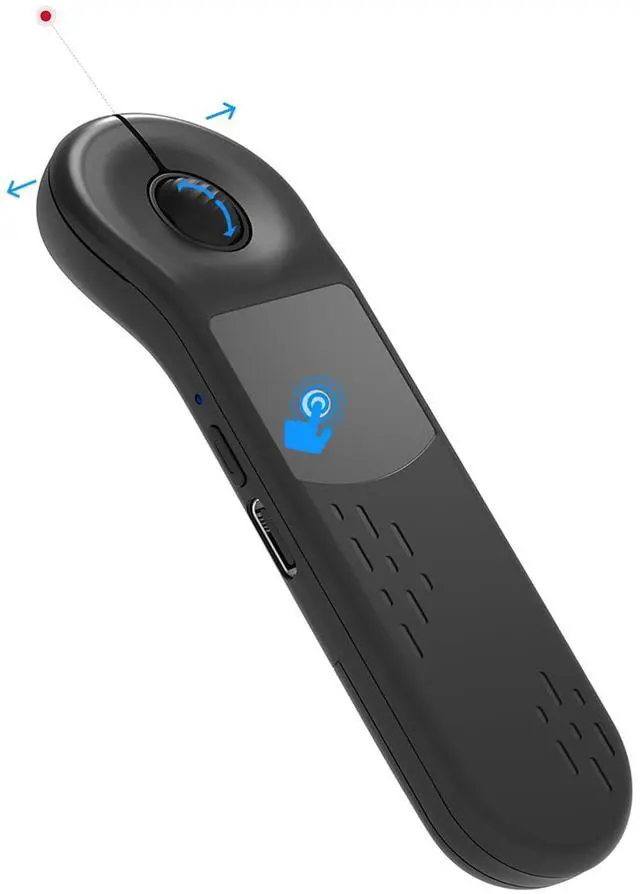 3-Link Air Mouse for PC/iOS/Android with Touchpad, Rechargeable ...