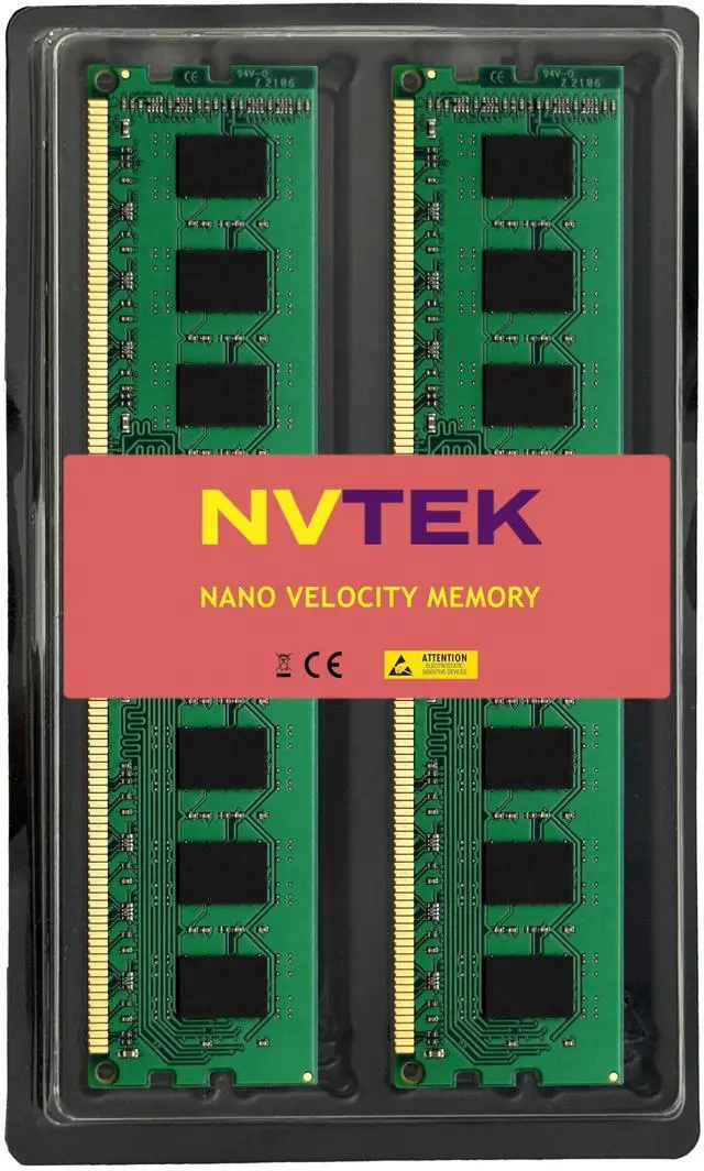 NVTEK 32GB (4X8GB) DDR3 1600MHZ PC3-12800 UDIMM 2Rx8 1.35V 240-PIN Non ...