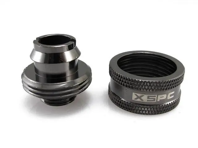 XSPC G1/4" to 1/2" ID, 3/4" OD Compression Fitting V2 for Soft Tubing ...