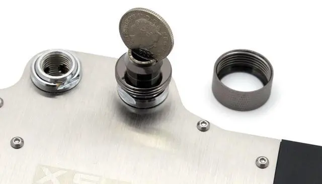 XSPC G1/4" to 1/2" ID, 3/4" OD Compression Fitting V2 for Soft Tubing ...