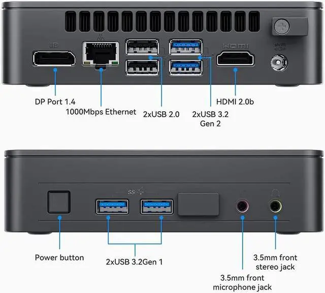 Intel Nuc 11 NUC11ATKPE Atlas Mini pc Intel Celeron N6005 15W Intel UHD Graphics Support 4K Win ...