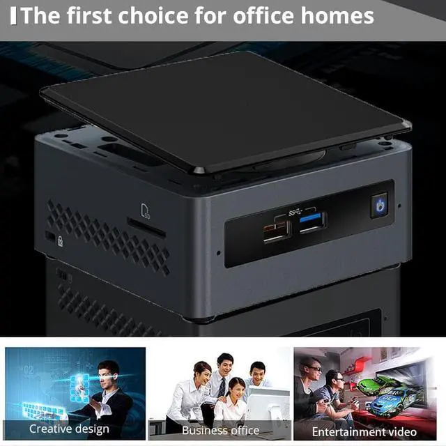 Intel NUC Mini Pc Celeron J4025 Processor 2.0GHz-2.9Ghz UHD Graphics 600 Dual HDMi 4K 60Hz 4GB ...