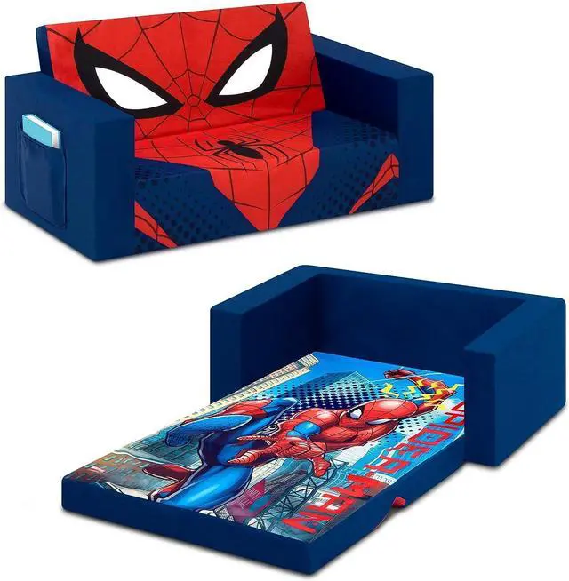 Delta Children Cozee Flip-Out Sofa, Spider-Man - Newegg.com
