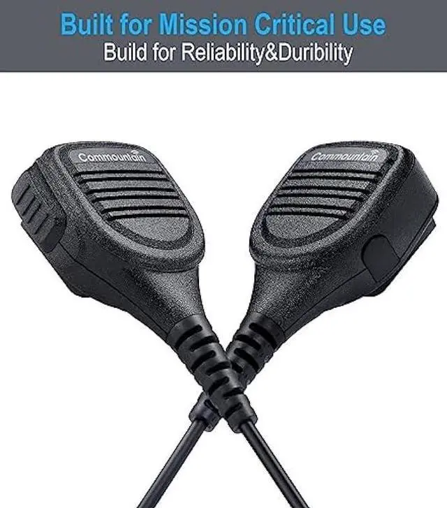 commountain Heavy Speaker Mic for Baofeng Radios BF-F8HP BF-F9 UV-82 UV ...