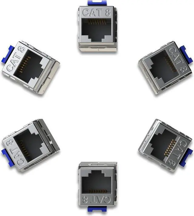 LINKUP - [GHMT & DSX8000 Certified] Cat8 Ethernet Cable Connector (6 ...