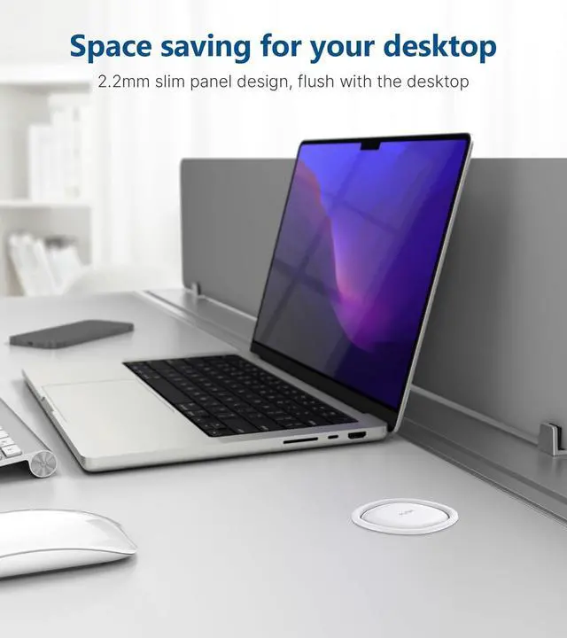 Pop up Outlet for Countertop,3 inch Hole Desktop Power Grommet,8 ...