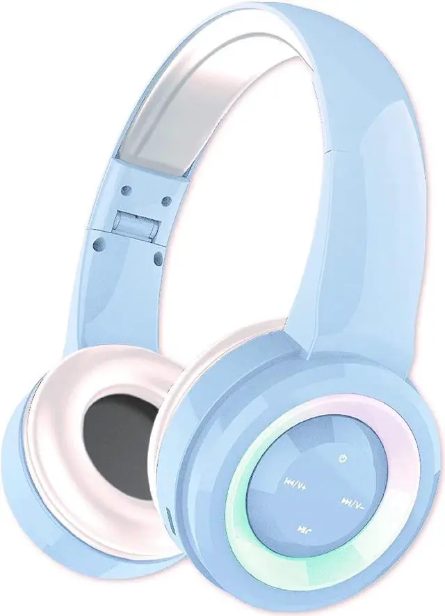 Light Blue Beats Headphones