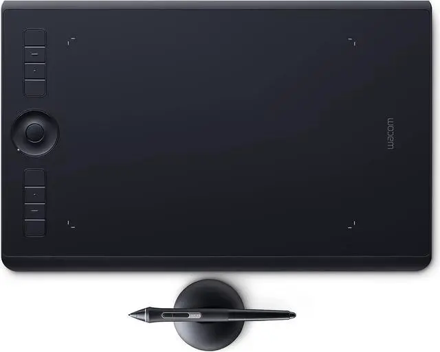 Wacom Intuos Pro Medium Bluetooth Graphics Drawing Tablet, 8 ...