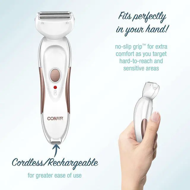 Conair All-In-1 Body and Facial Hair Removal for Women, Cordless ...