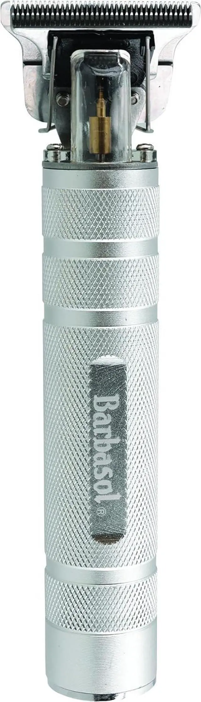 Barbasol Stainless-Steel Rechargeable Zero-Gapped T-Blade Trimmer ...
