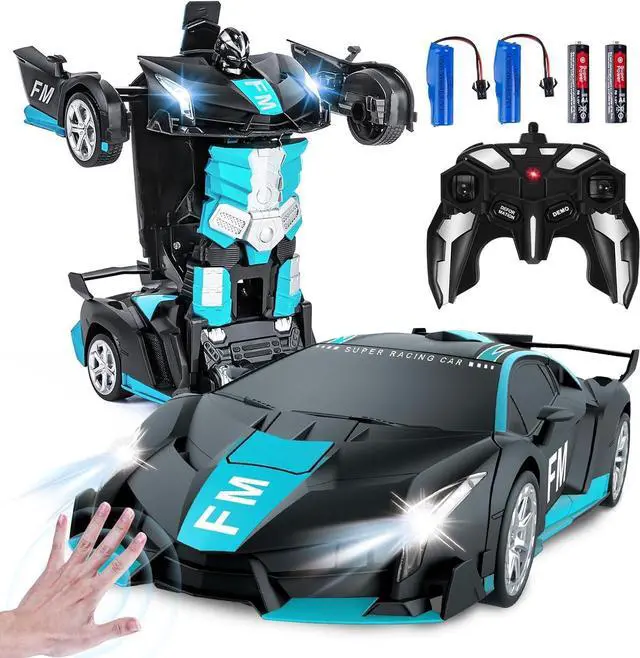 Gesture sensing transformation car model store