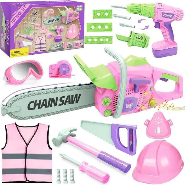 Girls toy tool box store