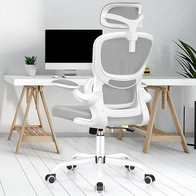 Razzor Ergonomic Office Chair High Back Mesh Desk Chair with Lumbar Support and Adjustable Headrest Computer Gaming Chair Executive Swivel Chair for Home Office Newegg
