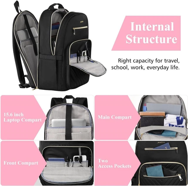 Laptop Backpack Women,School Backpack for Women USB Bookbag for ...