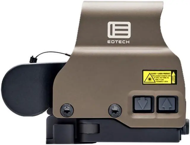 EOTECH EXPS2 HWS Holographic Weapon Sight, 68 MOA Circle with 1 MOA Dot, Black With Tan Hood ...