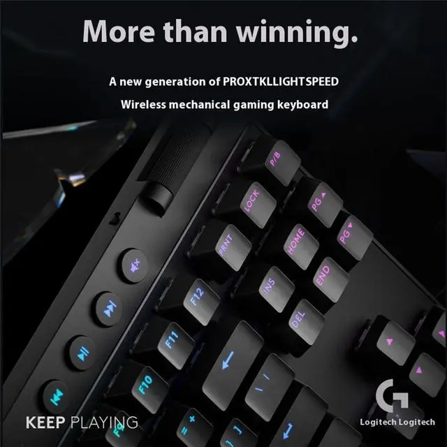 Logitech PRO X TKL LIGHTSPEED Wireless Gaming Keyboard,Tri-Mode Connectivity, Ultra-Portable ...
