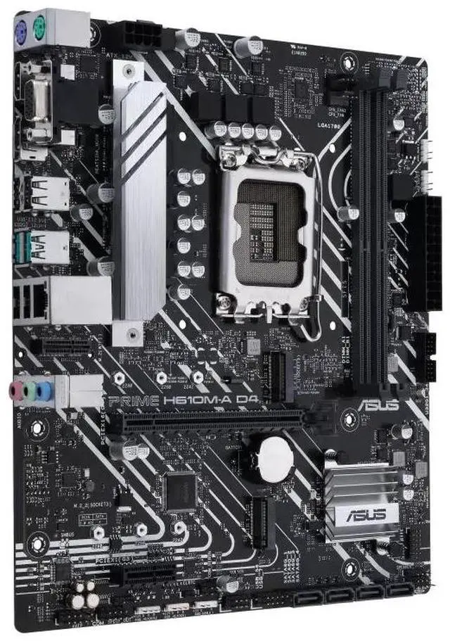 ASUS PRIME H610M-A D4-CSM Intel H610 (LGA 1700) micro ATX motherboard ...