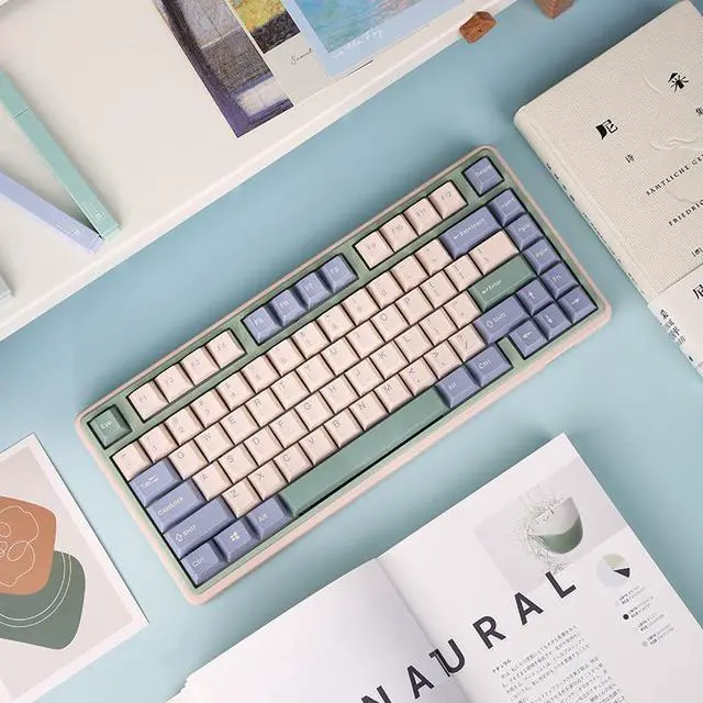 Varmilo Minilo 75% Eucalyptus Gasket Mount Hot-swap Wireless Mechanical ...