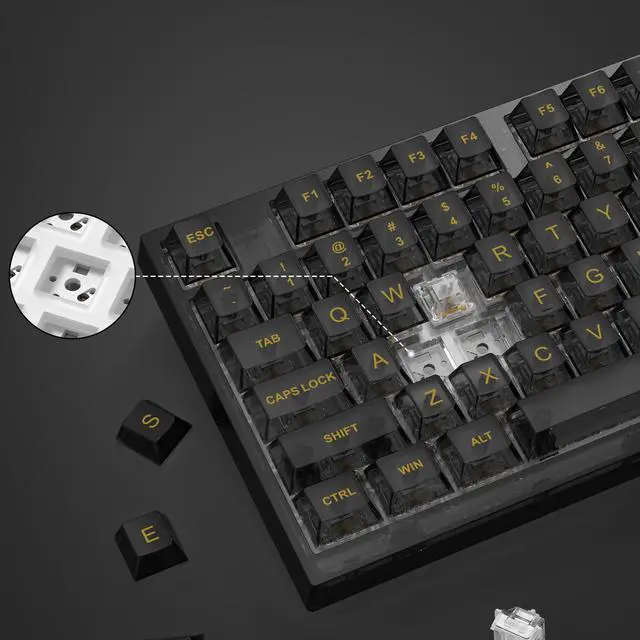 Womier S-K75 75% Custom Keyboard - Transparent Gaming Keyboard, Hot ...
