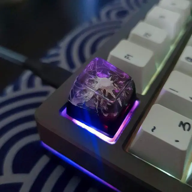 LINWIN Mechanical Keyboard Keycap Transparent Keycap Fog Style Mountain ...