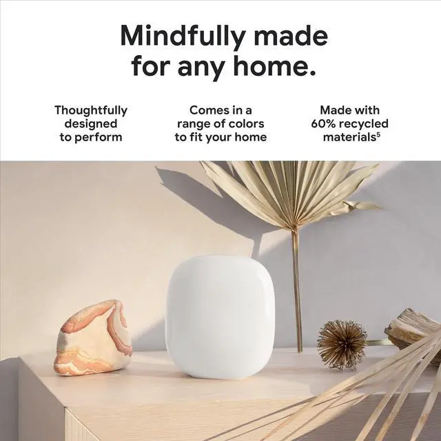 Google Nest WiFi Pro - 6E - Reliable Home Wi-Fi System with Fast Speed ...