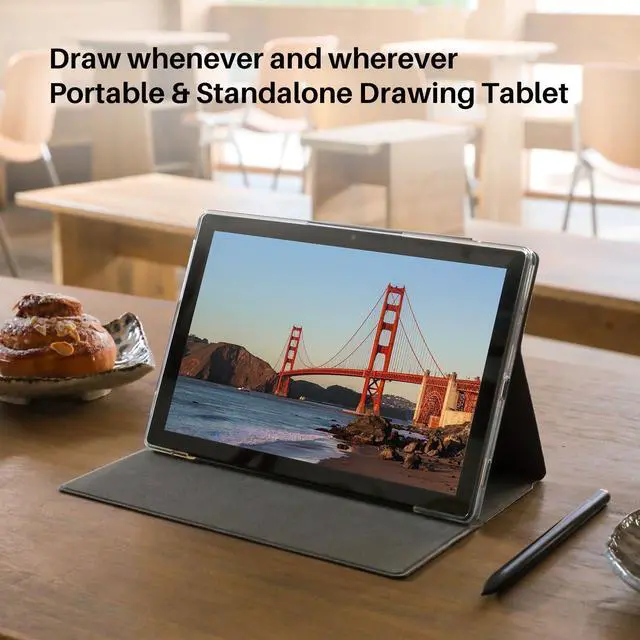 HUION Kamvas Slate 10 Standalone Drawing Tablet No Computer Needed with ...