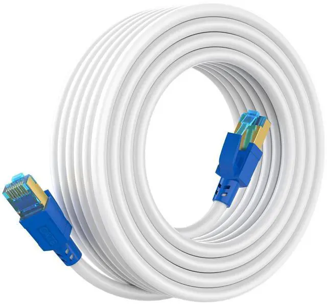 Cat 8 Ethernet Cable 15 ft, 26AWG 40Gbps 2000Mhz Ultra Speed Cat8 LAN ...