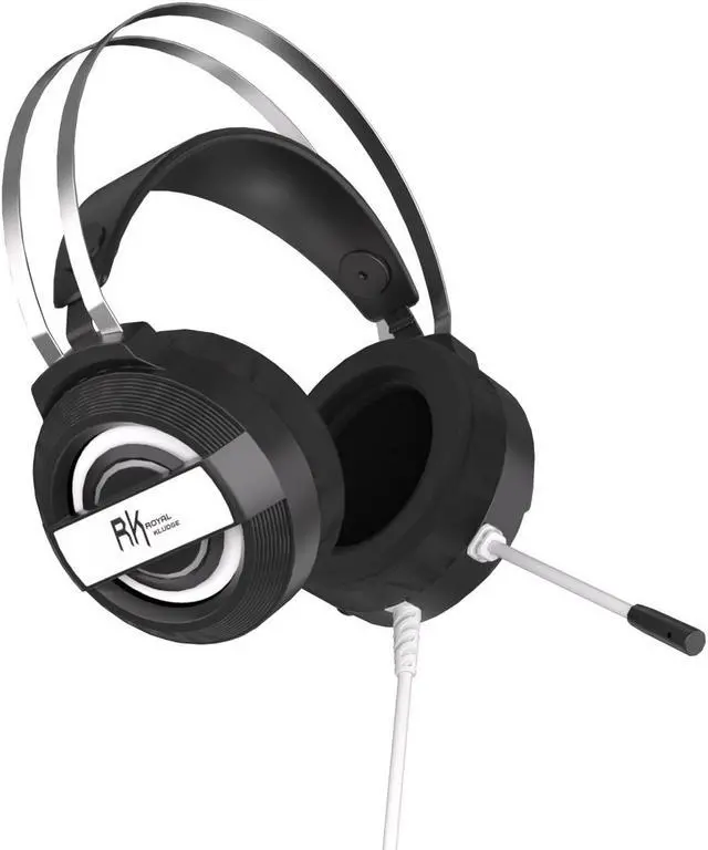 RK ROYAL KLUDGE PS4 Gaming Headset with Microphone, RK-E6000 PS5 Headset Xbox Headphone with ...