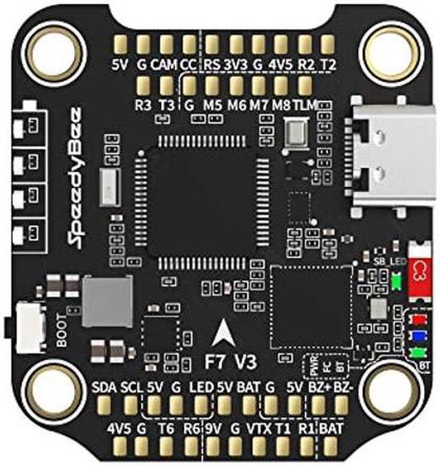 SpeedyBee V3 F7 Flight Controller 30x30 Drone FC Wireless Betaflight Configuration Blackbox Solder Free Plugs for 3 6S 4 5 FPV Newegg