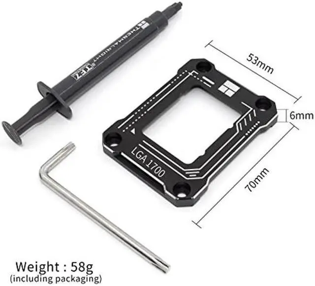 Thermalright CPU Contact Frame for LGA 1700 Retrofit Kit, 17XX-BCF ...