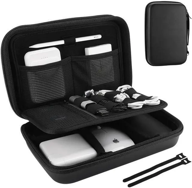 ProCase Hard Travel Electronic Organizer Case for MacBook Power Adapter ...