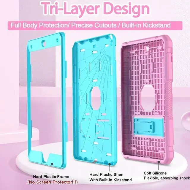 BMOUO Case for iPad 9th 8th 7th Generation (10.2 inch, 2021/2020/2019 ...